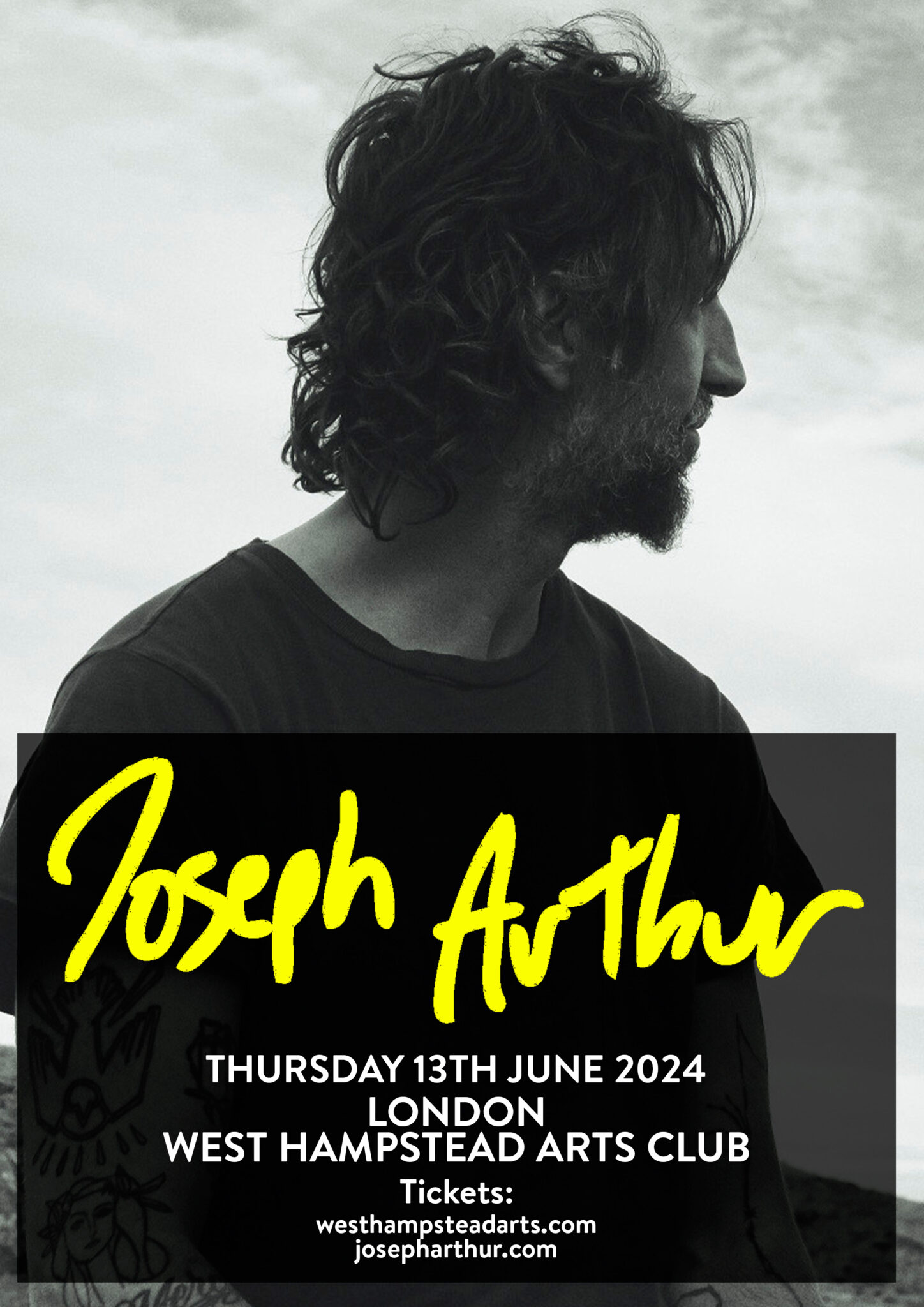 JOSEPH ARTHUR - West Hampstead Arts Club